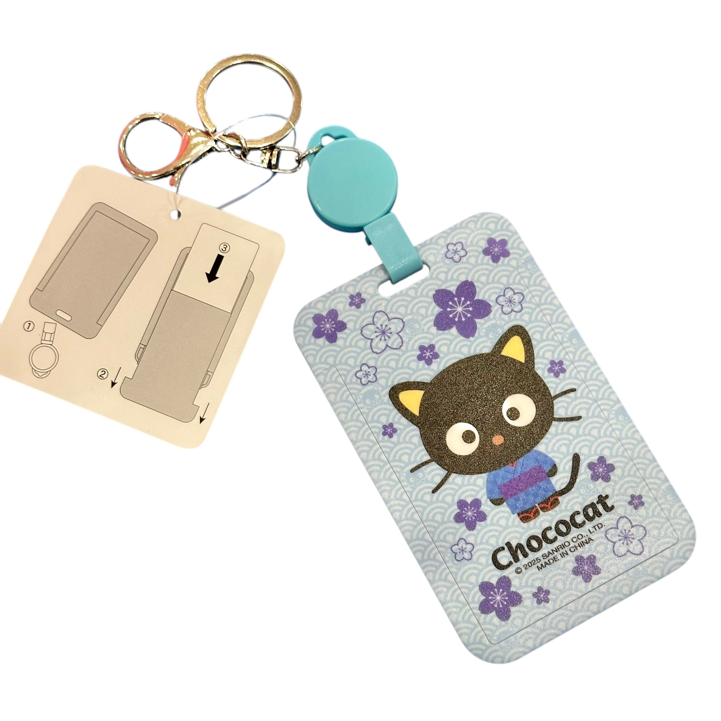 Chococat "Kimono" Plastic Card Case w/ Key Reel – Secret Surprise Shop