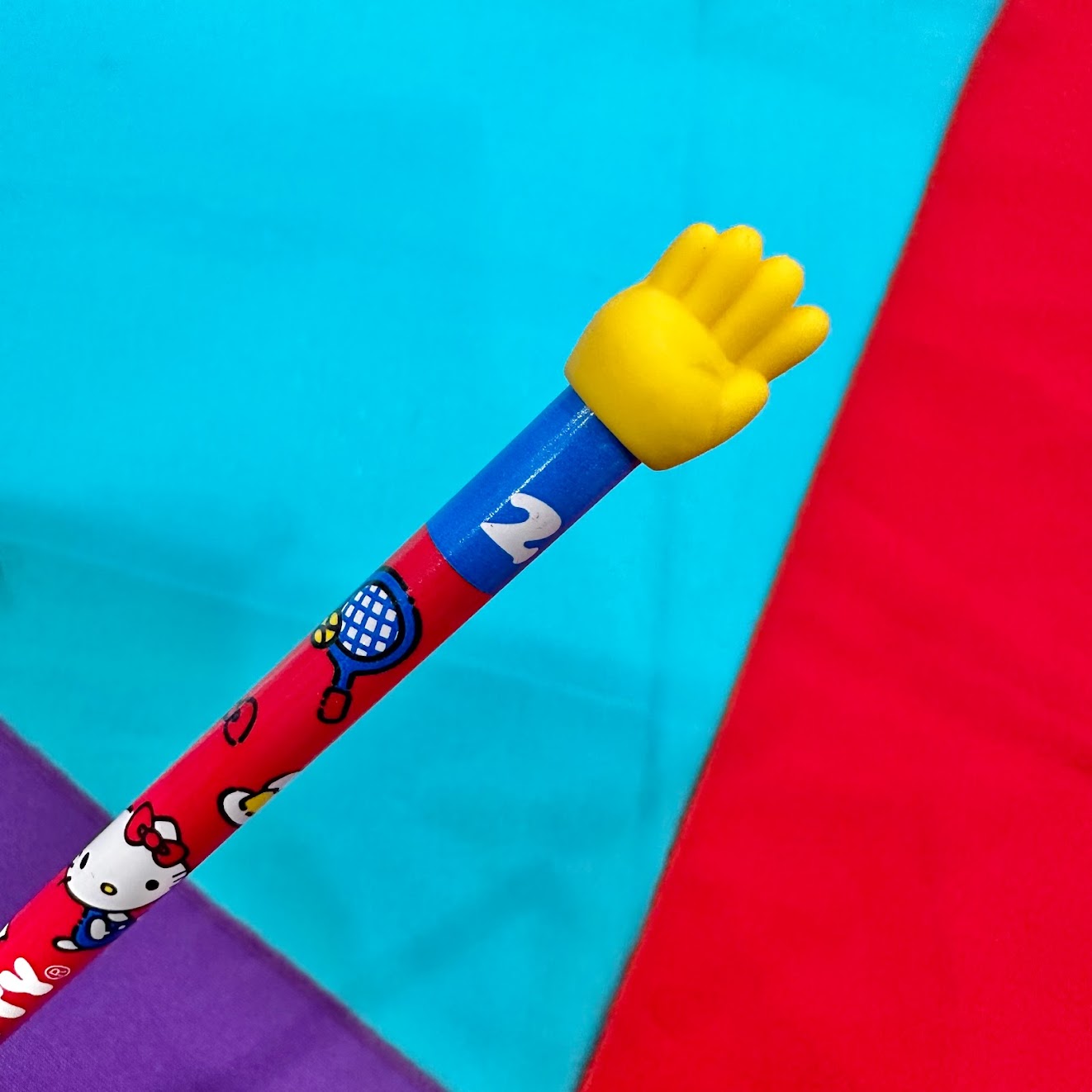 Hello Kitty Pencil w/ Eraser "Rock, Paper, Scissors" (Red) – Secret ...