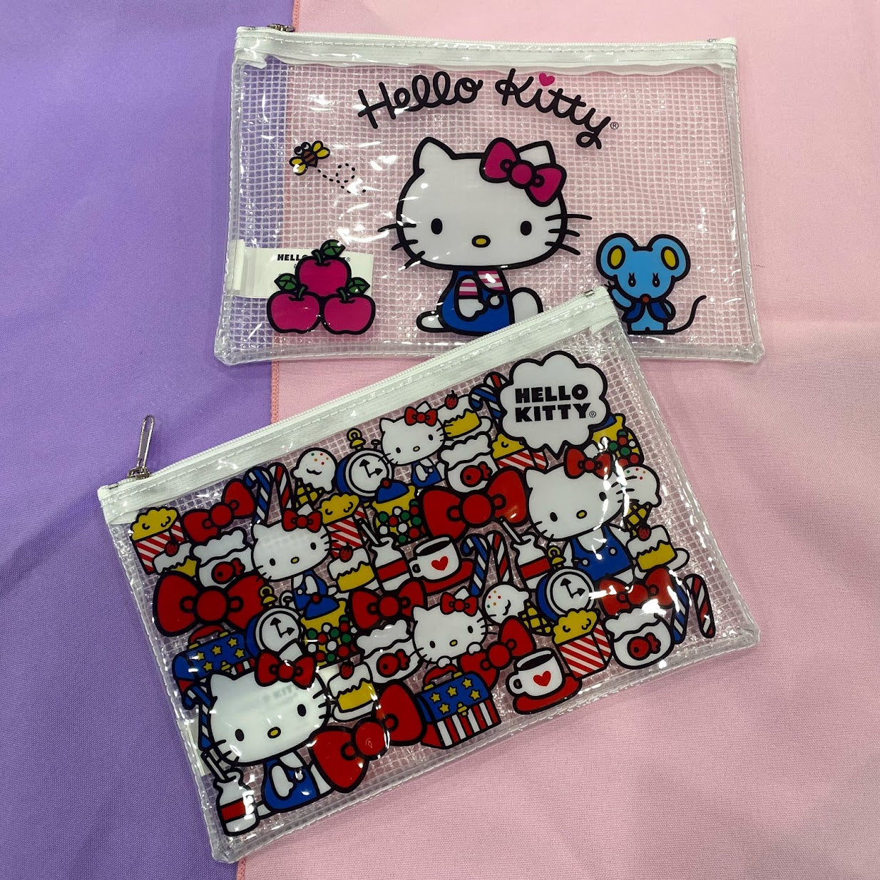 Hello Kitty Vinyl Flat Pouch – Secret Surprise Shop